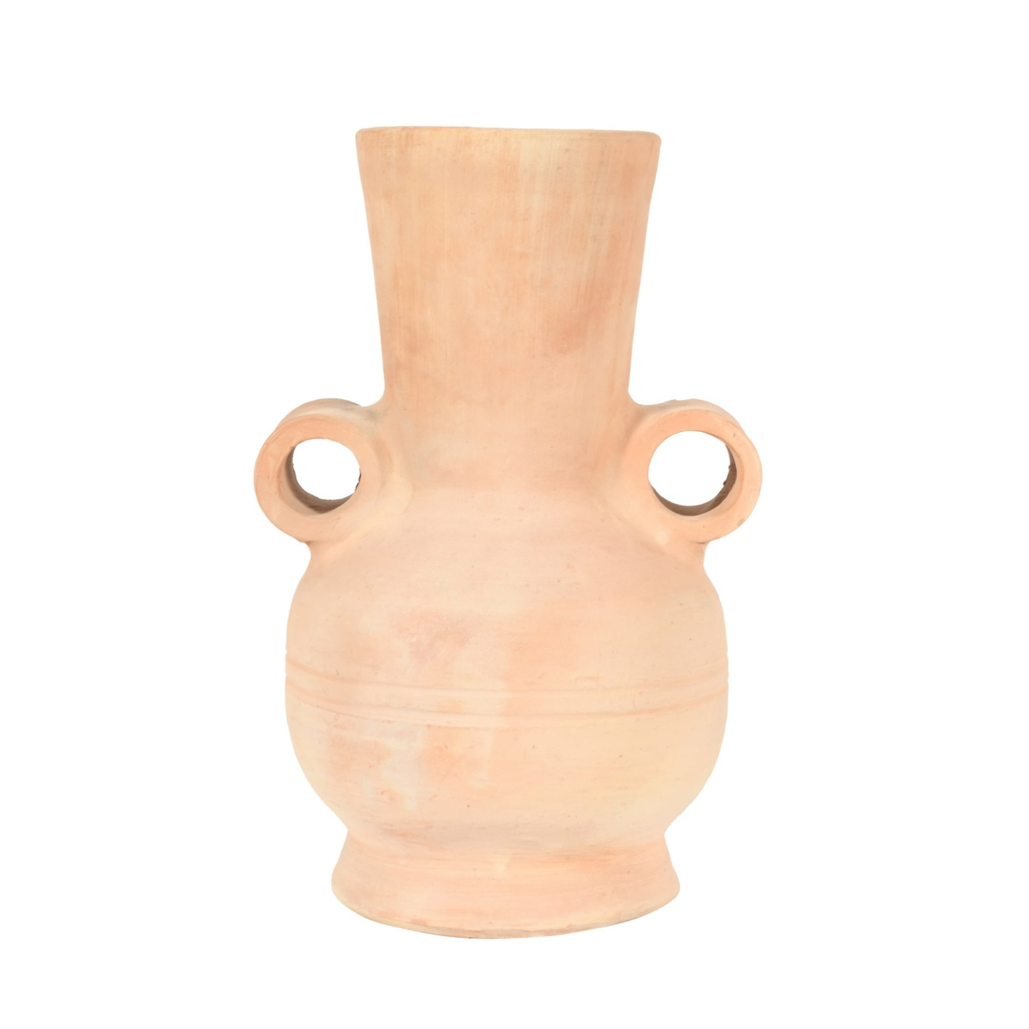 BIDK Home Solid Long Neck Terracotta Vase - 15" - Brown - Walmart.com