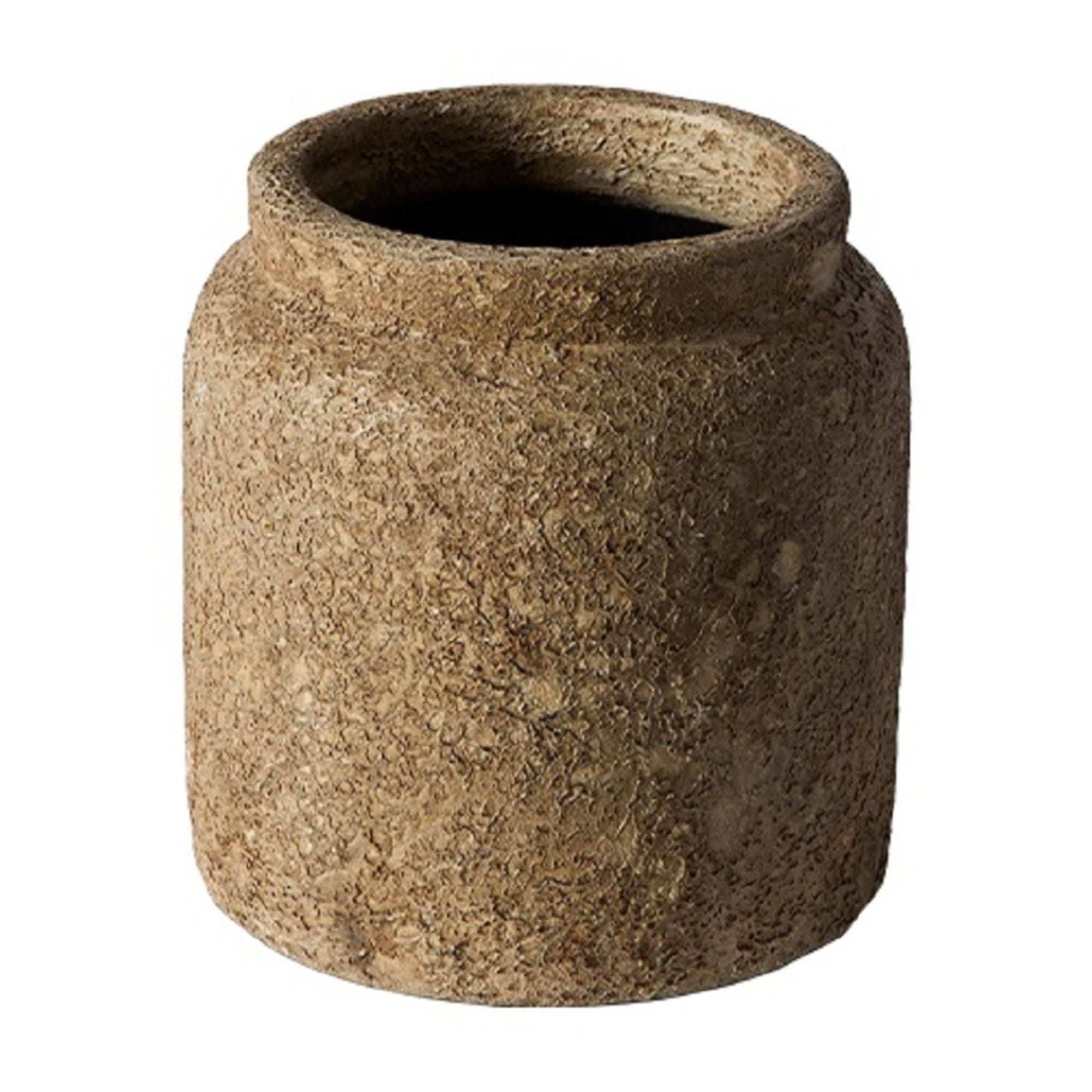 BIDK Home Terracotta Mason Jar Vase - 11" - Antique Finish - Walmart.com