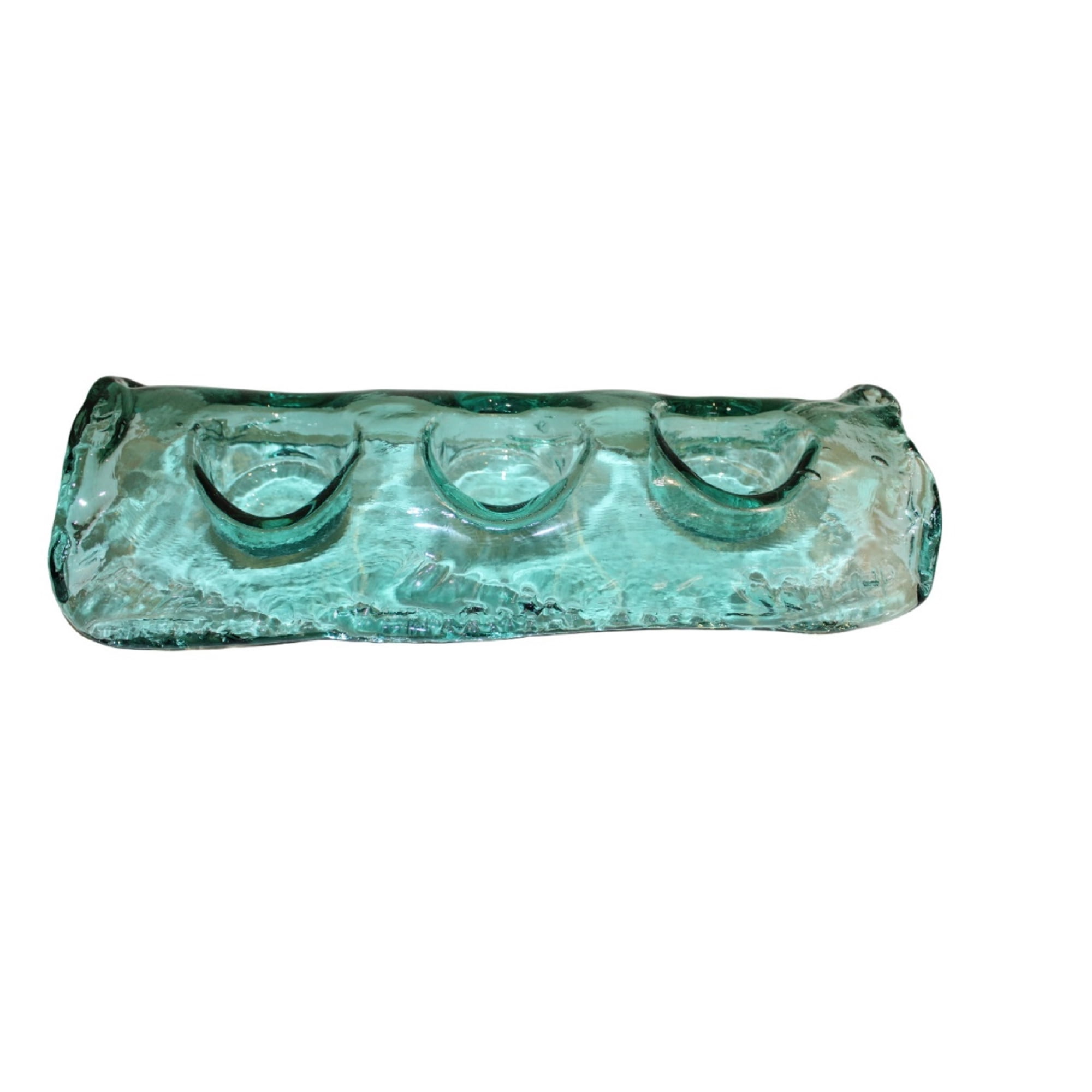BIDK Home Triple Tealight Candle Holder - 11.75" - Blue - Walmart.com