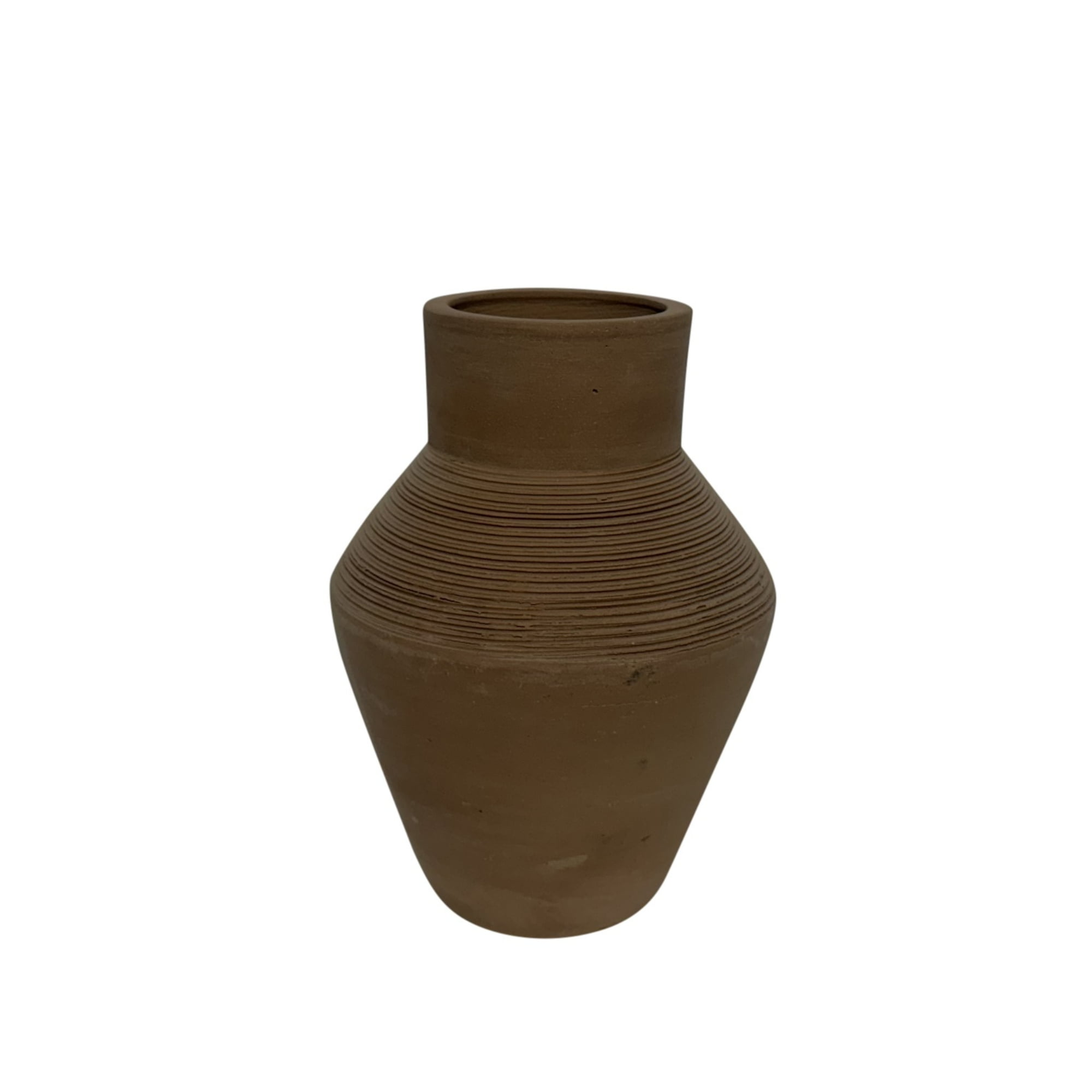 BIDK Home Vintage Style Urn Terracotta Vase - 8.5" - Walmart.com