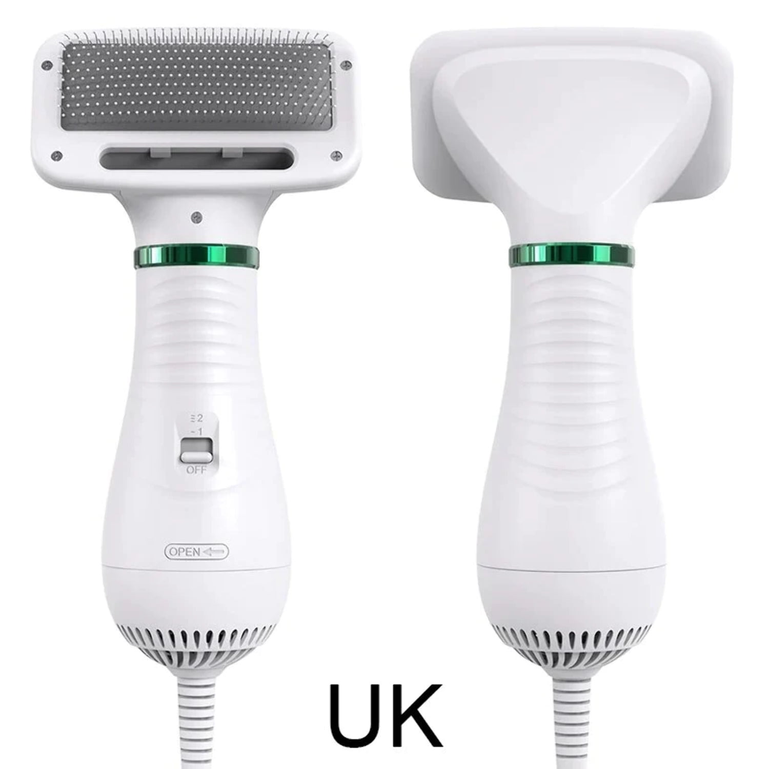 BIEMLERFN 2-In-1 Portable Pet Dog Dryer Dog Hair Dryer And Comb Brush ...