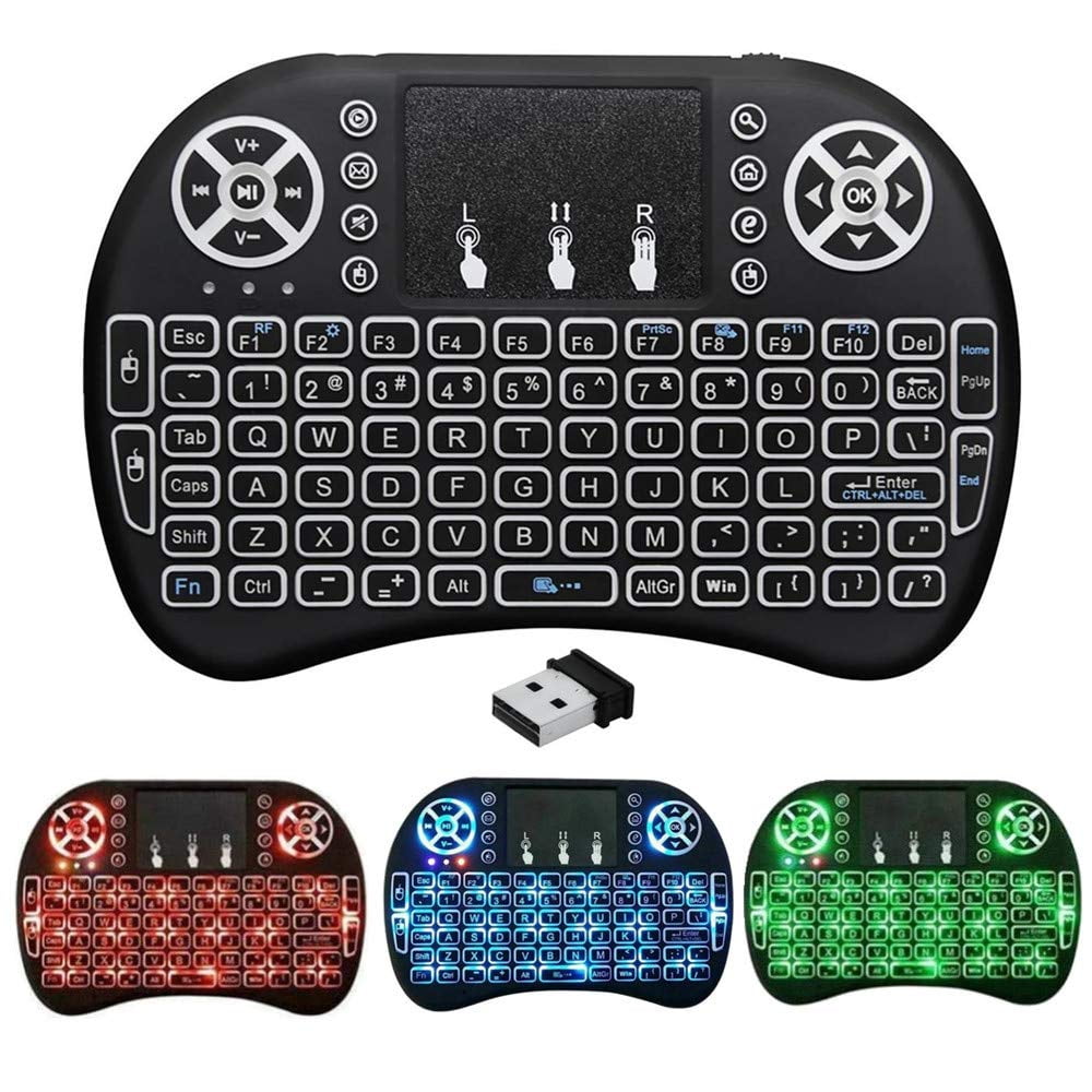 BIFANS 2.4G Mini Wireless Keyboard with Touchpad Mouse, Upgraded Multi ...