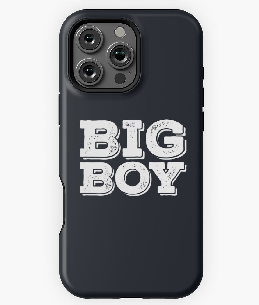 BIG Boy Burger Typography Logo N243 Phone Case for iPhone 17 16 15 14 ...