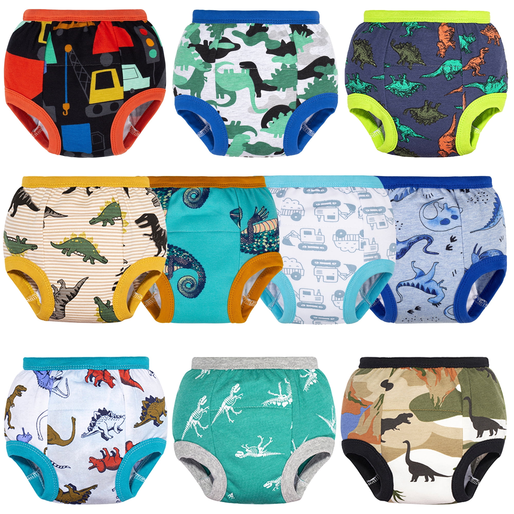 BIG ELEPHANT Baby Boys Potty Training Pants, Toddler Cotton Soft ...