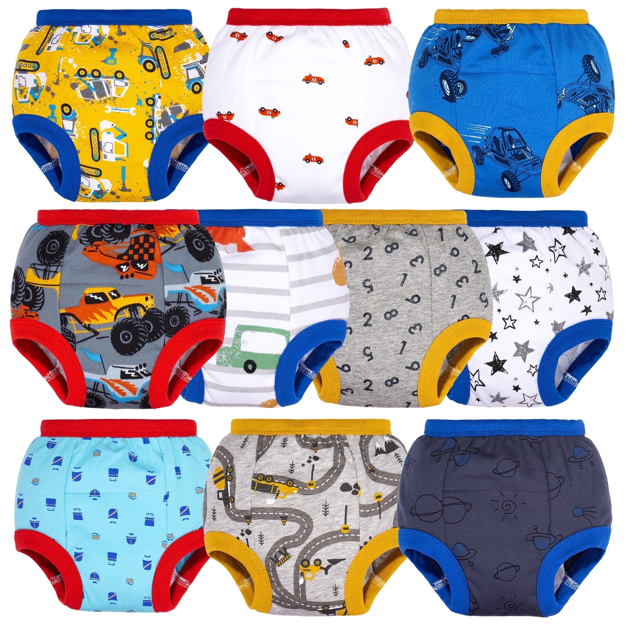 BIG ELEPHANT Baby Boys' Potty Training Pants, 100% Cotton Underpants ...
