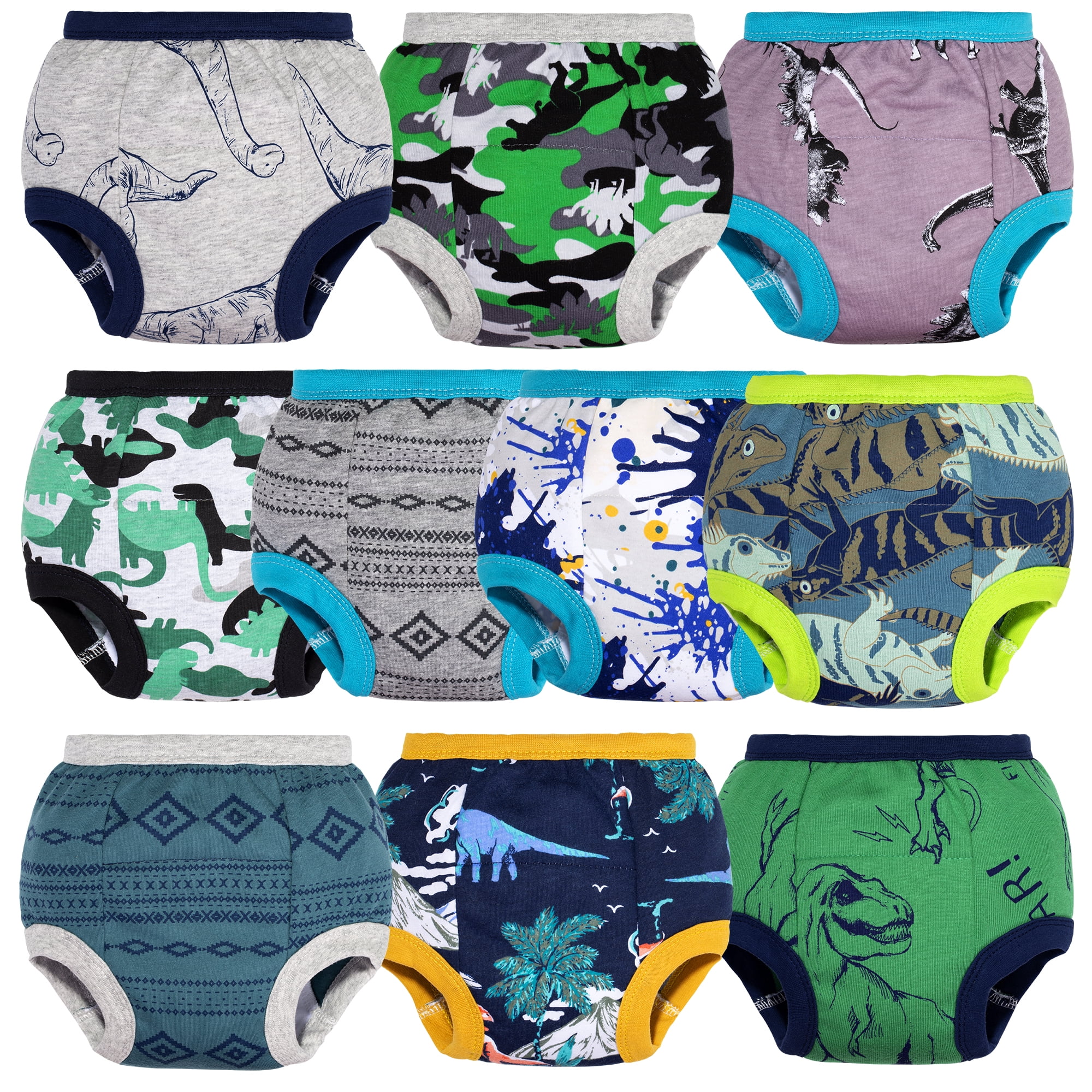 BIG ELEPHANT Padded Reusable Absorbent Baby Boys' Training Pants, 100% ...