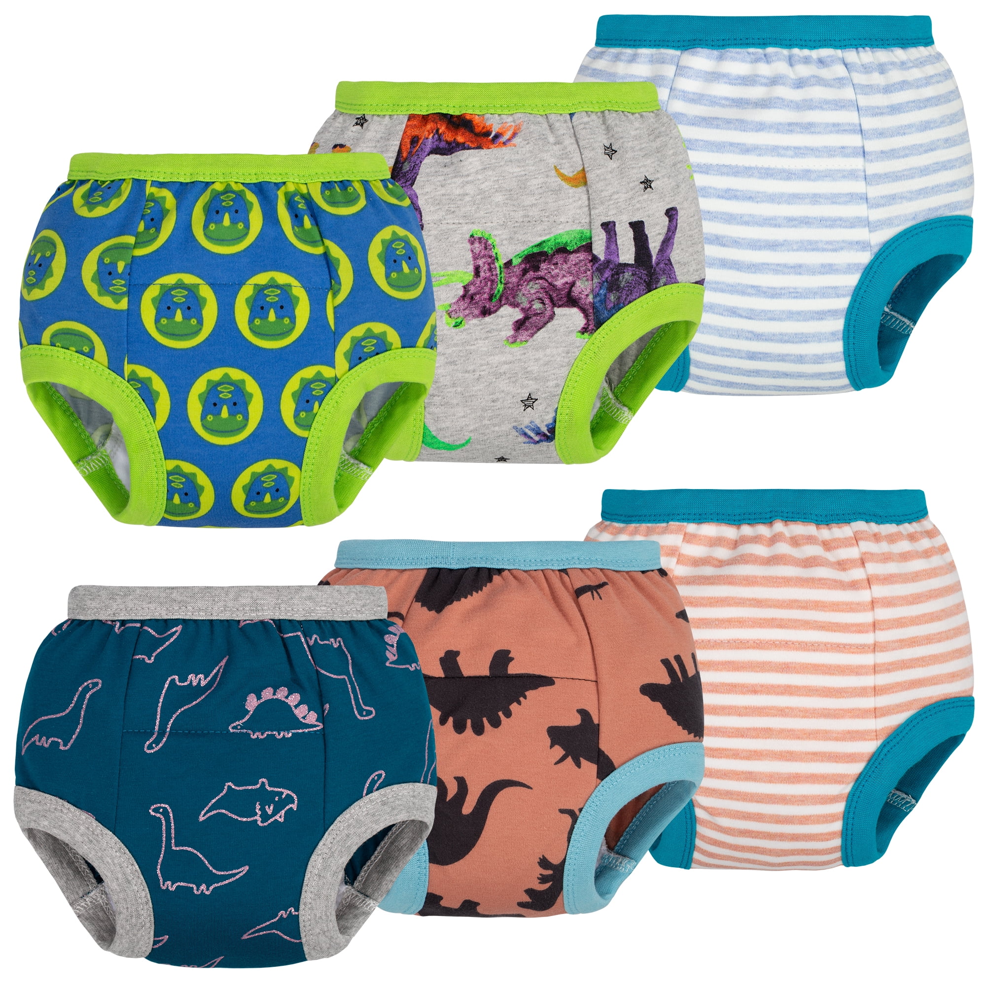 BIG ELEPHANT Toddler Boys Potty Training Pants, Cotton Absorbent ...