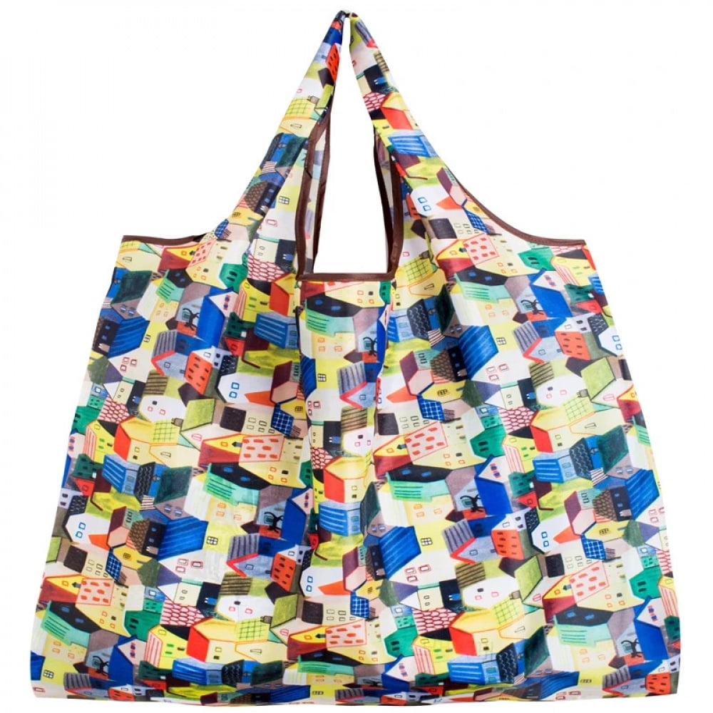 BIG Eco-Friendly Folding Shopping Bag Reusable Portable Shoulder ...