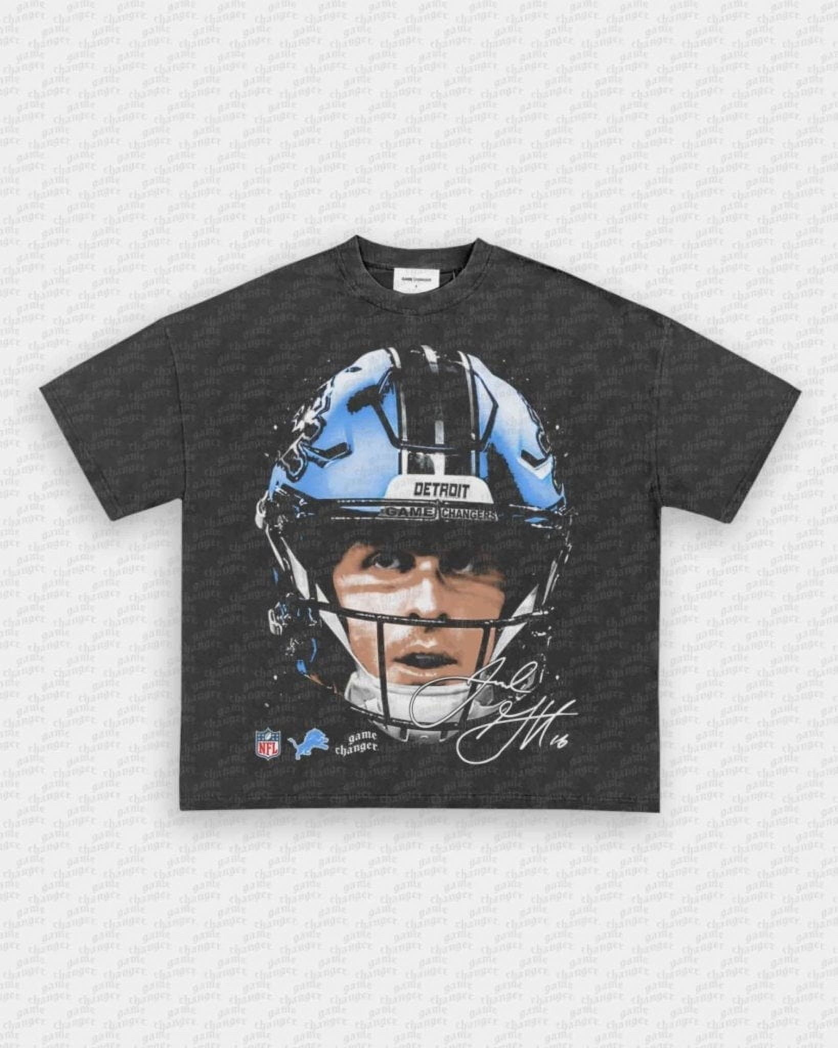 BIG FACE JARED GOFF TEE, Football player shirt, gift for football fans ...