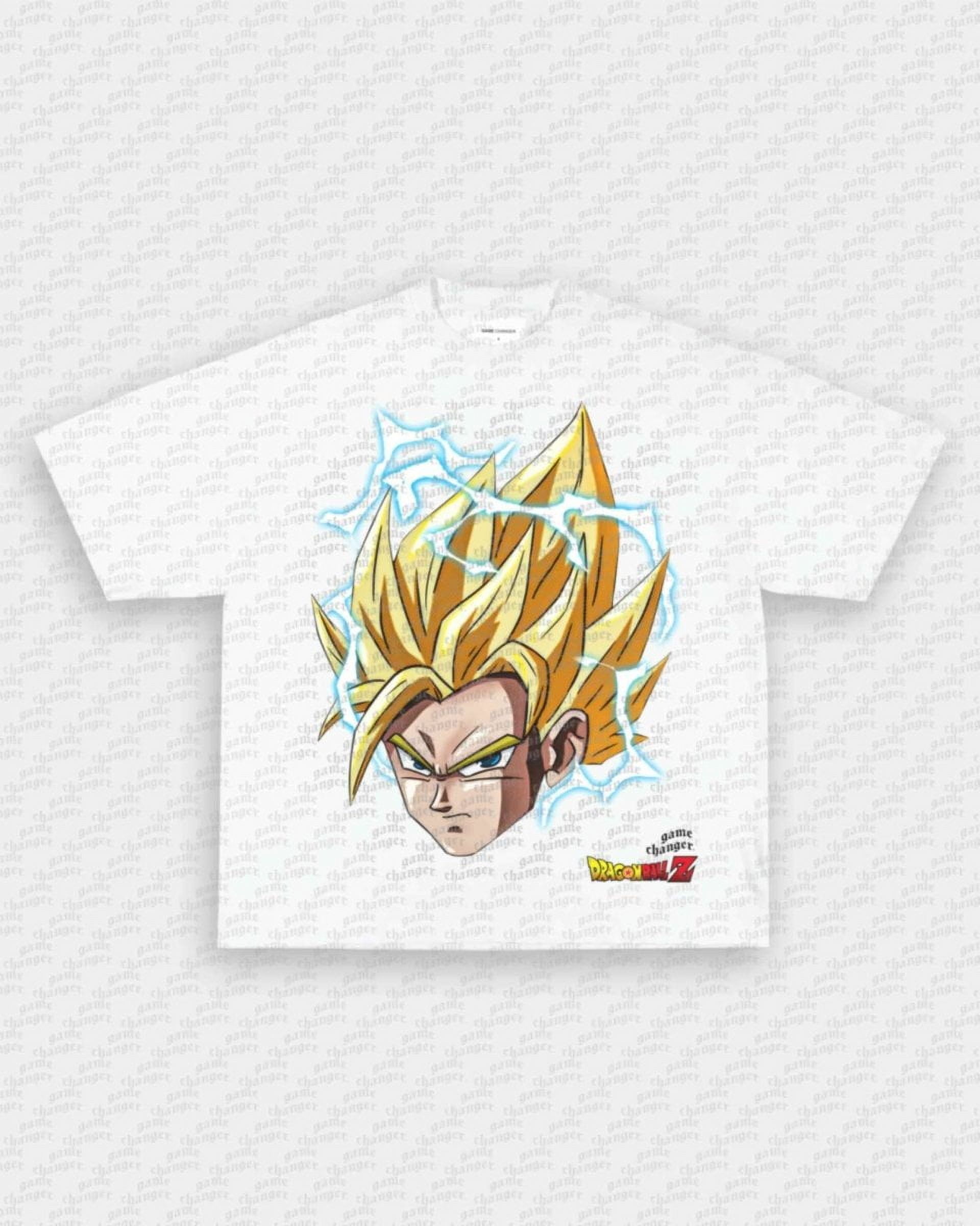 BIG FACE SSJ GOKU TEE GAME CHANGERS T Shirt Unisex, Color: Maroon, Size ...