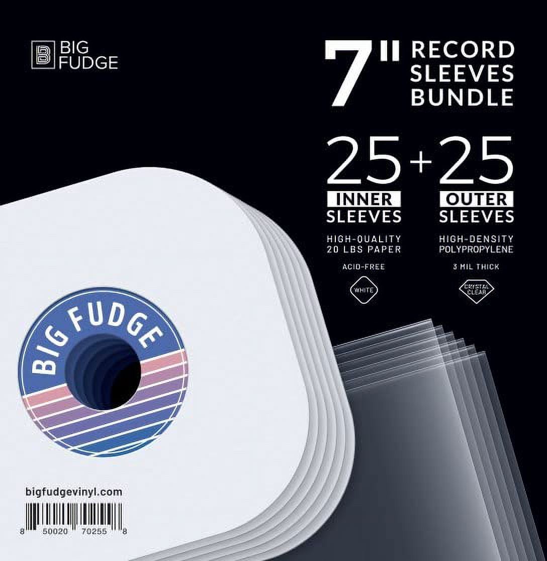 BIG FUDGE Vinyl Record Sleeves Bundle by Big Fudge - 25x Record Outer ...