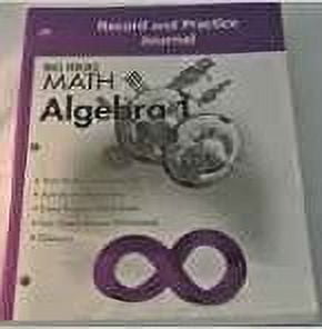 BIG IDEAS MATH Algebra 1: Common Core Record and Practice Journal ...