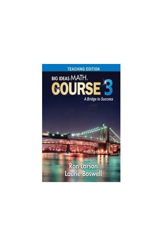 Pre-Owned BIG IDEAS MATH Course 3 - Teaching Edition (Hardcover ...