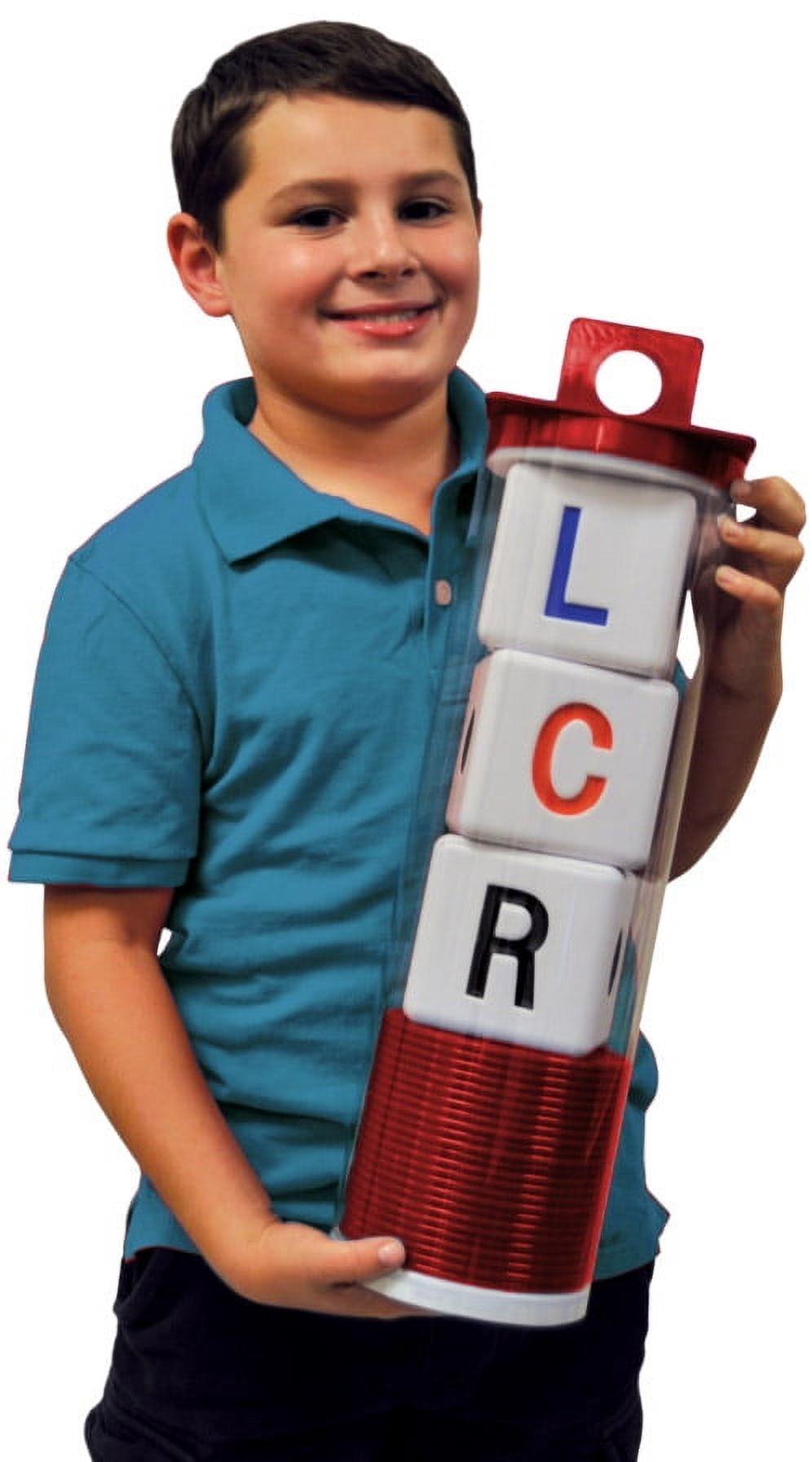 BIG LCR® Left Center Right™ Dice Game - Classic Tube (RED) - Walmart.com