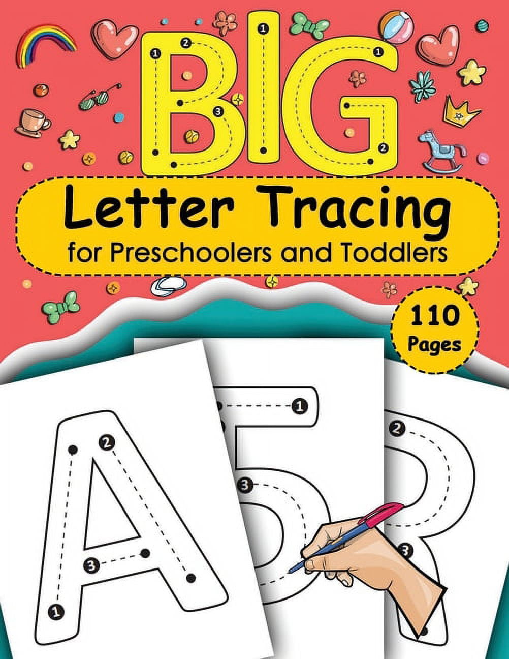 BIG Letter Tracing for Preschoolers and Toddlers: Practice Workbook to ...