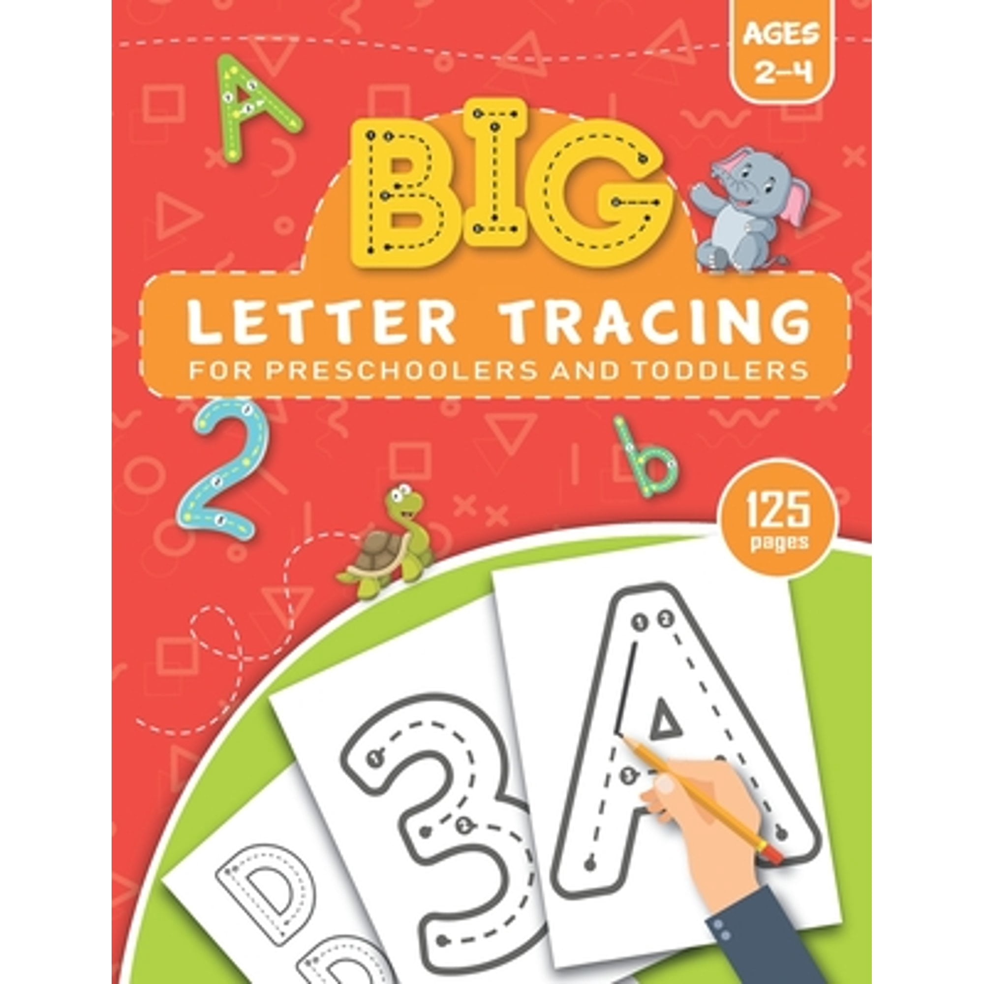 Pre-Owned BIG Letter Tracing for Preschoolers and Toddlers ages 2-4 ...