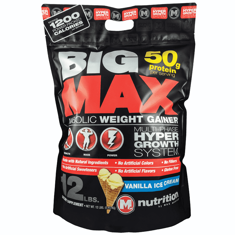 BIG MAX Weight Gainer by Max Muscle Sports Nutrition - 16 Servings Per ...