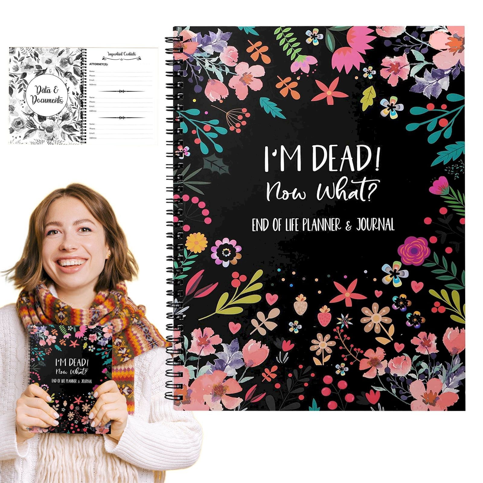 BIG SALE End of Life Planner Organizer Binder - Funny Workbook ...