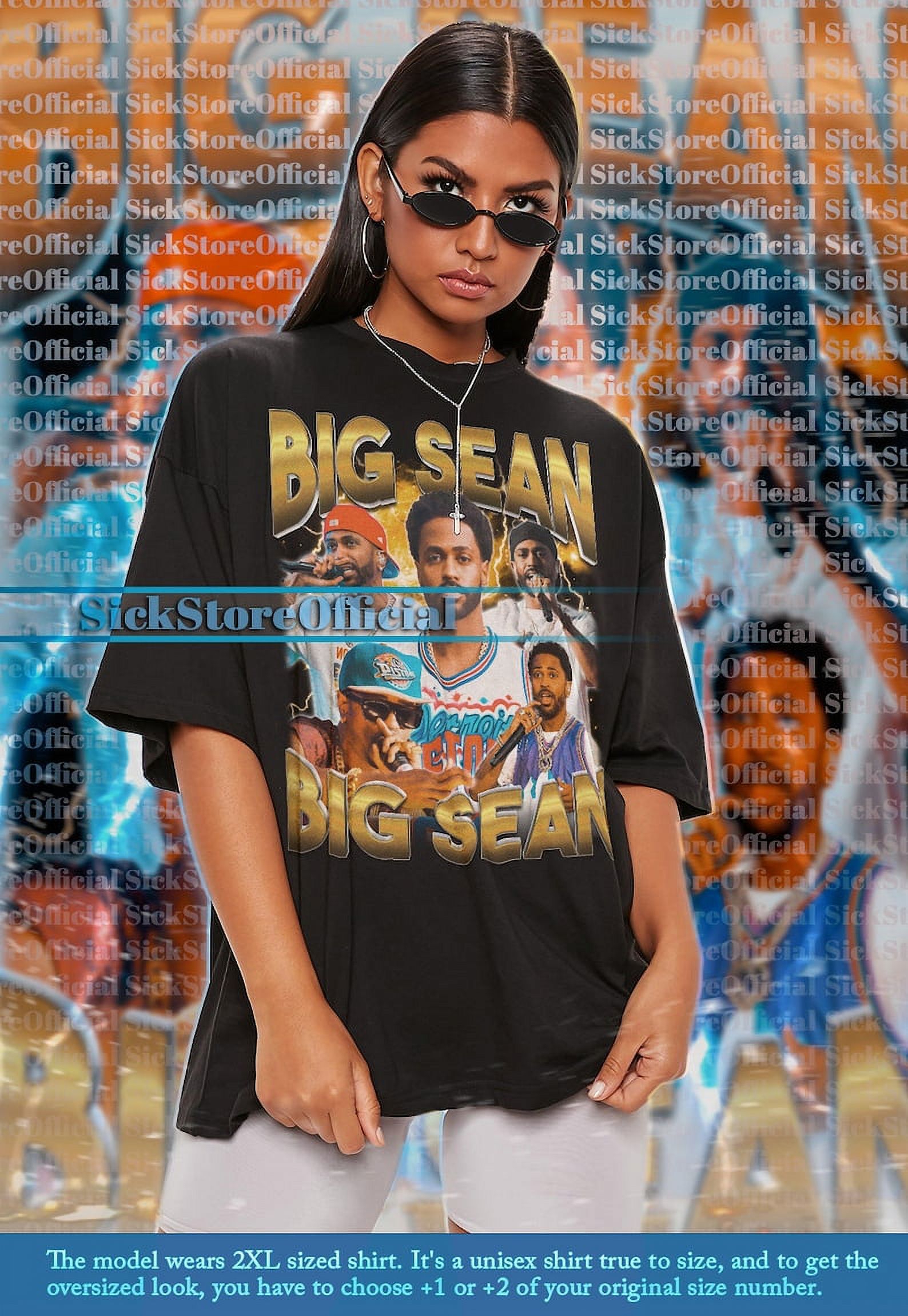 BIG SEAN Vintage Shirt, Big Sean Homage Tshirt, Big Sean Fan Tees, Big ...