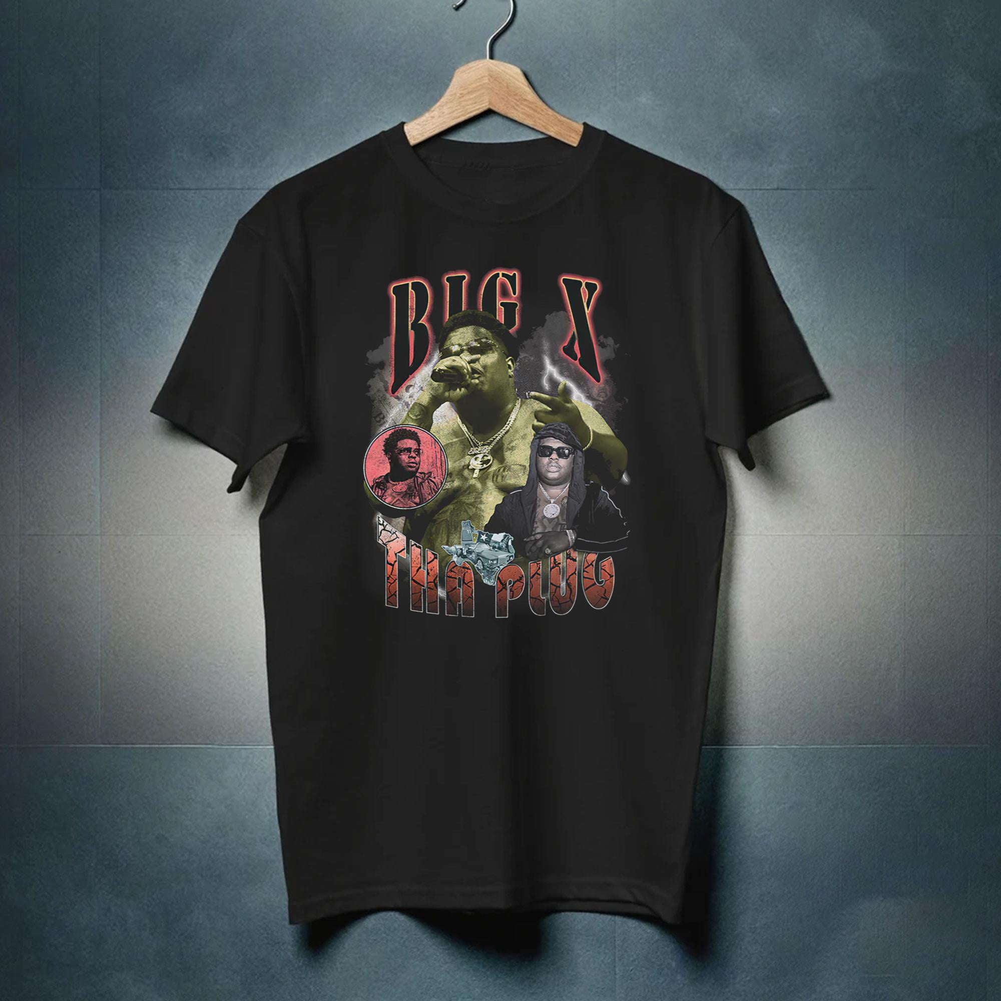 BIG X THA plug texas rap t shirt heavy weight merch bigxthaplug-TH28379 ...