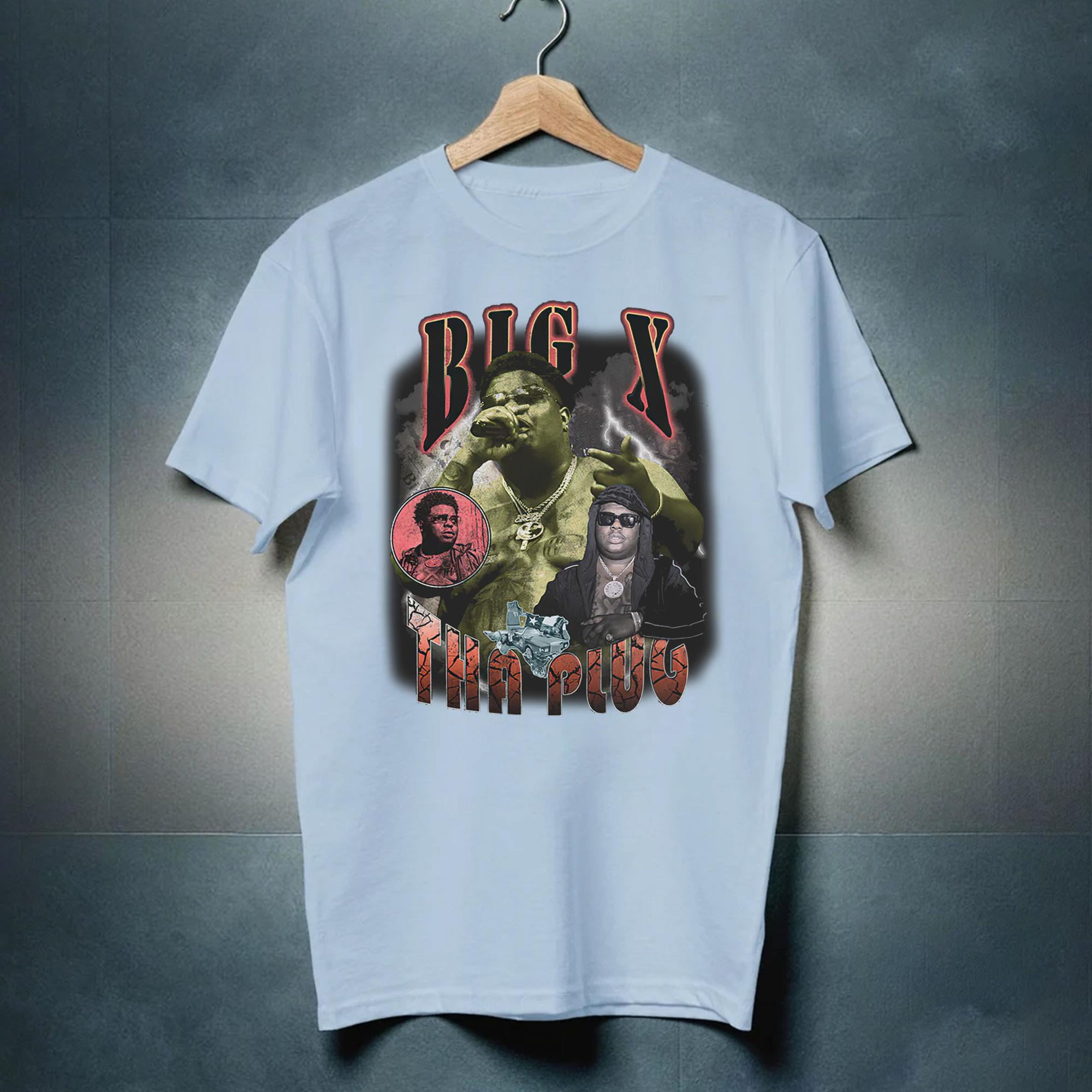 BIG X THA plug texas rap t shirt heavy weight merch bigxthaplug-TH28379 ...