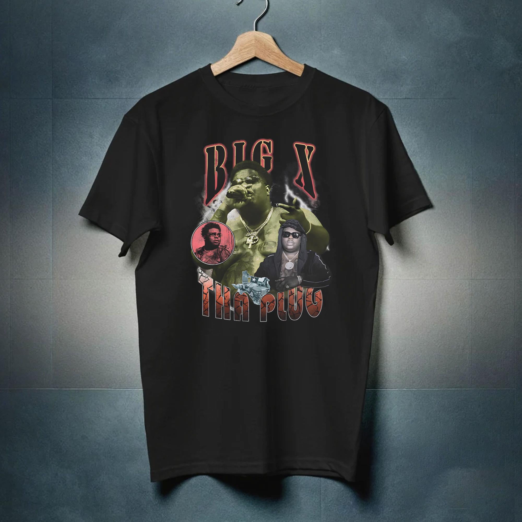 BIG X THA plug texas rap t shirt heavy weight merch bigxthaplug-TH52443 ...