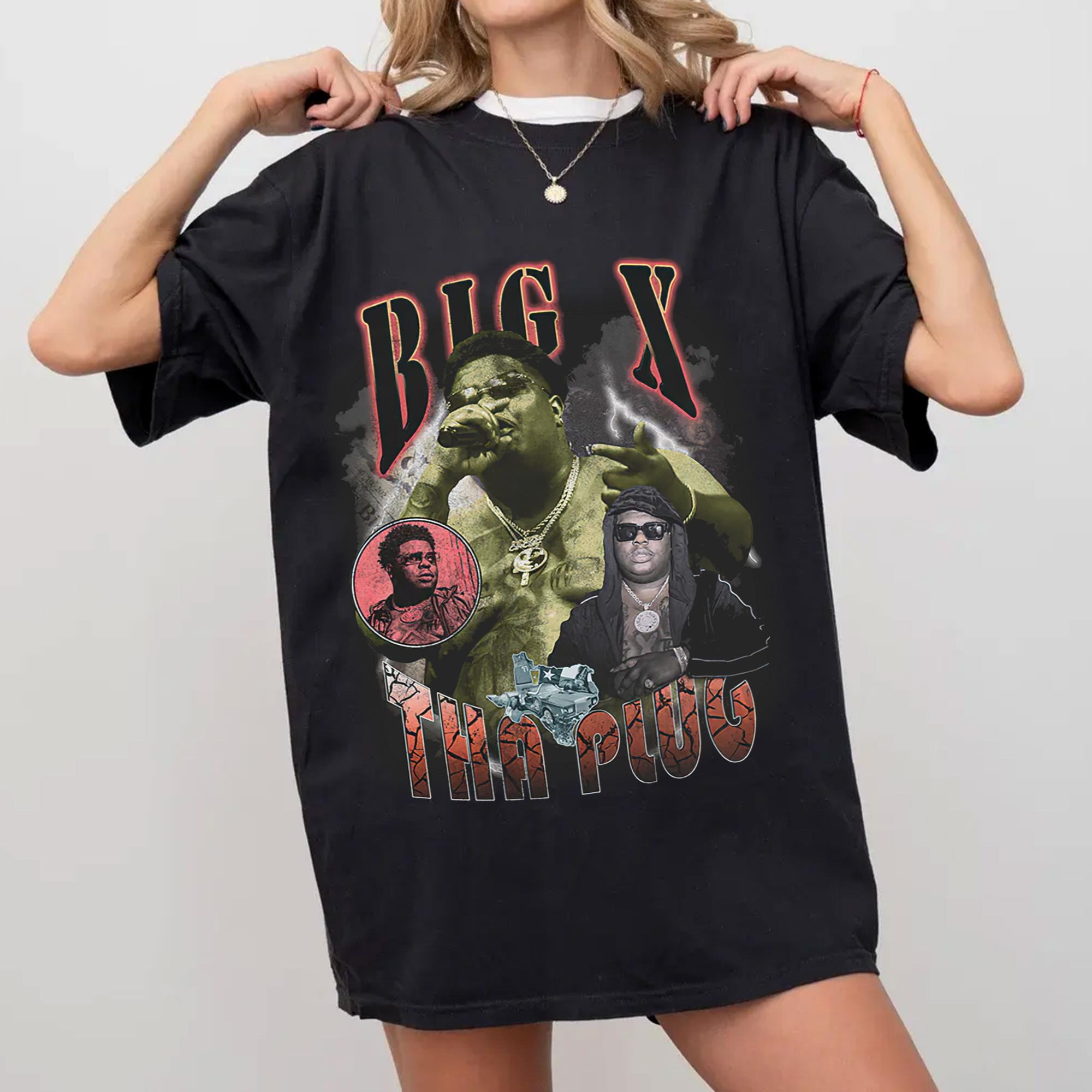 BIG X THA plug texas rap t shirt heavy weight merch bigxthaplug ...