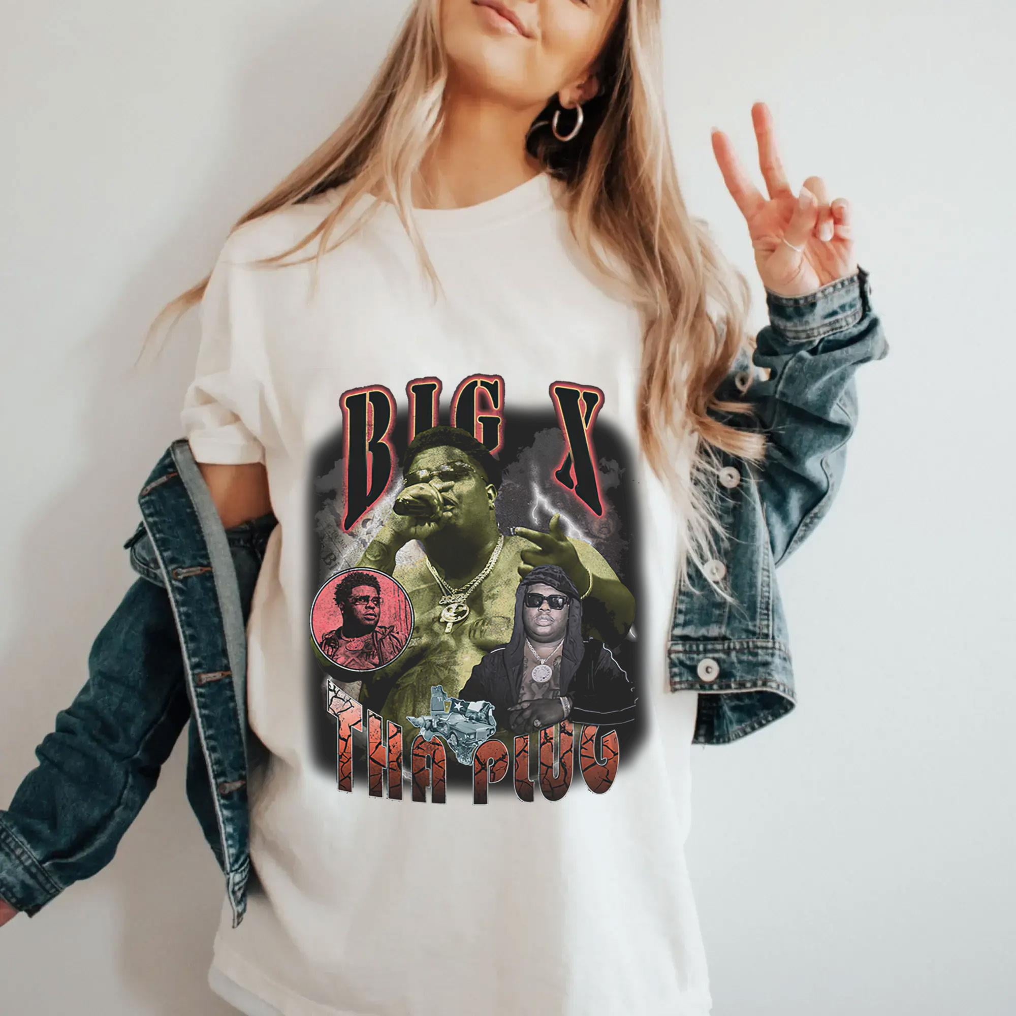 BIG X THA plug texas rap t shirt heavy weight merch bigxthaplug ...