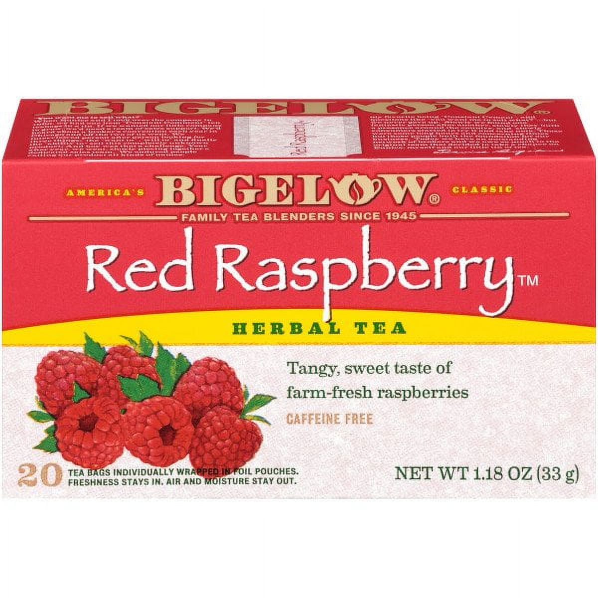 Bigelow Tea Herbal Tea Caffeine Free Red Raspberry -- 20 Tea Bags ...