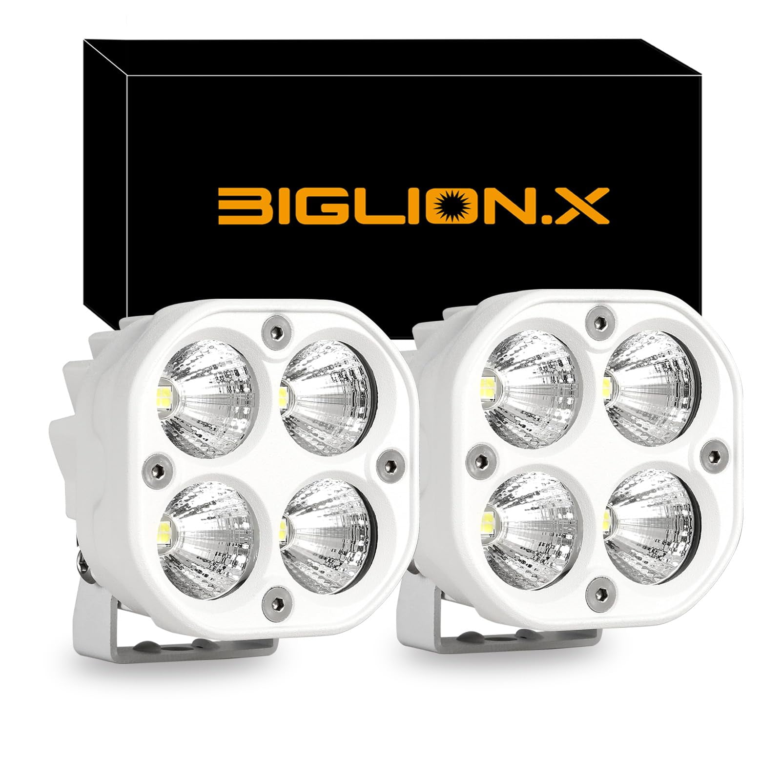BIGLION.X 3 Inch Pair LED Pods BSL1 Offroad LED Cubes Light Bar Work ...