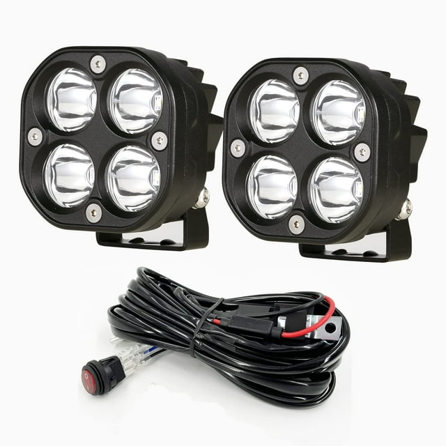 BIGLION.X LED Cubes, 3 MMF7 Inch Pair 80W LED Driving Pods Lights Spot ...