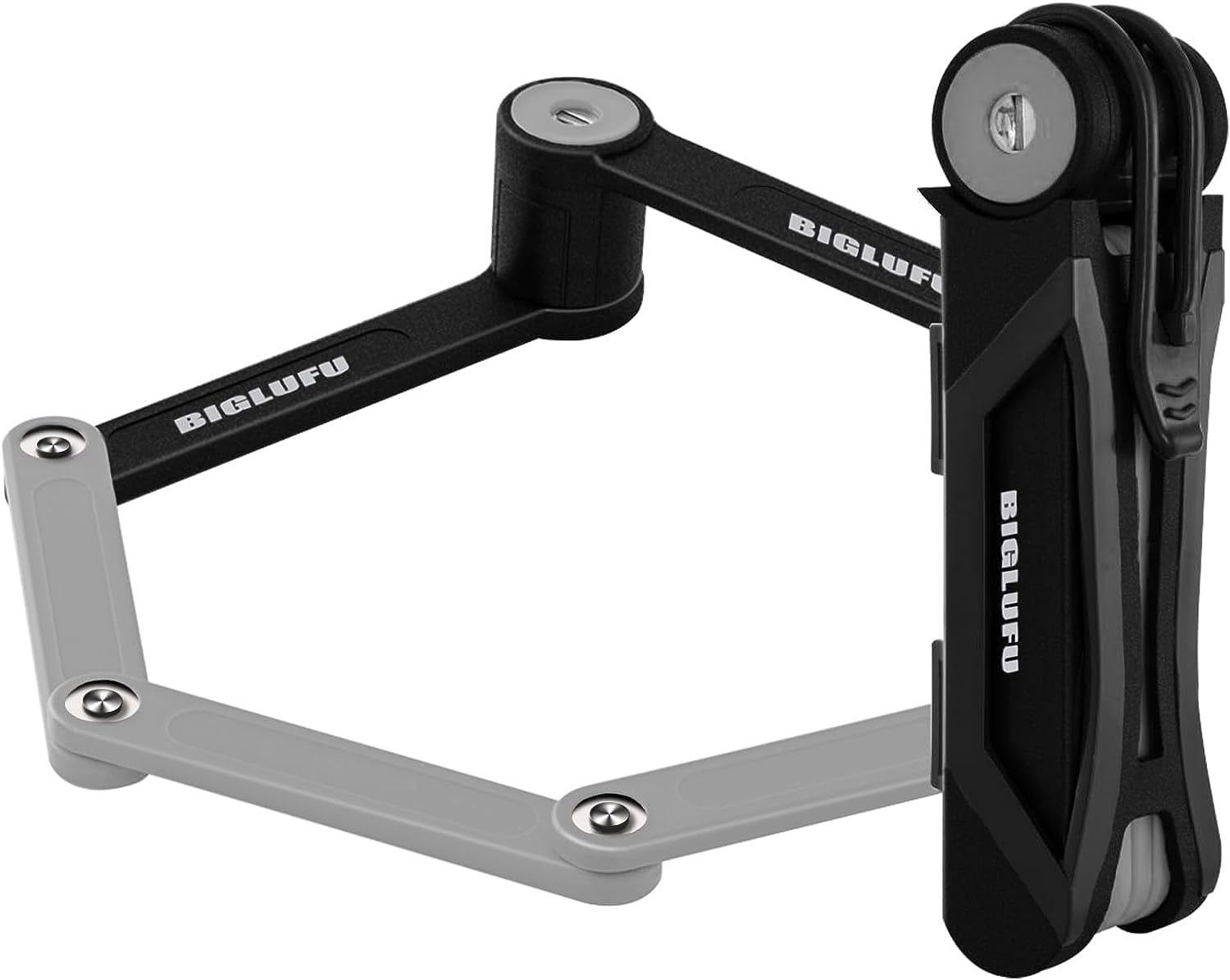 BIGLUFU Bike Lock Bicycle Scooter Motorcycle Folding Locks with 4Keys ...