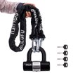 Blackstone Bicycle Lock with 130dB Alarm, 14mm Shackle & 46 Inch Anti ...