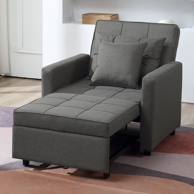 BIGSYY Sleeper Chair Bed,3-in-1 Chair Bed, Folding Sofa Bed with ...