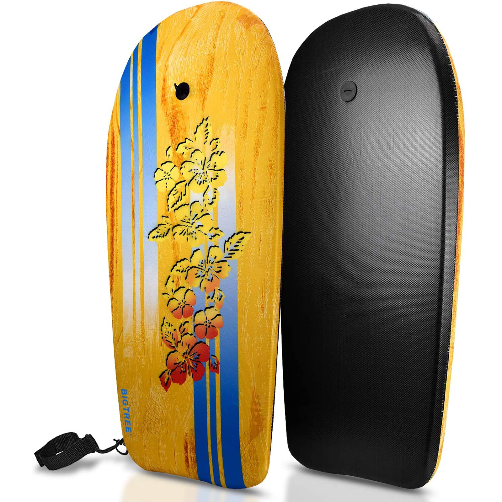 BIGTREE 41" Lightweight Body Beach Board with Leash, Adult Surfboard ...