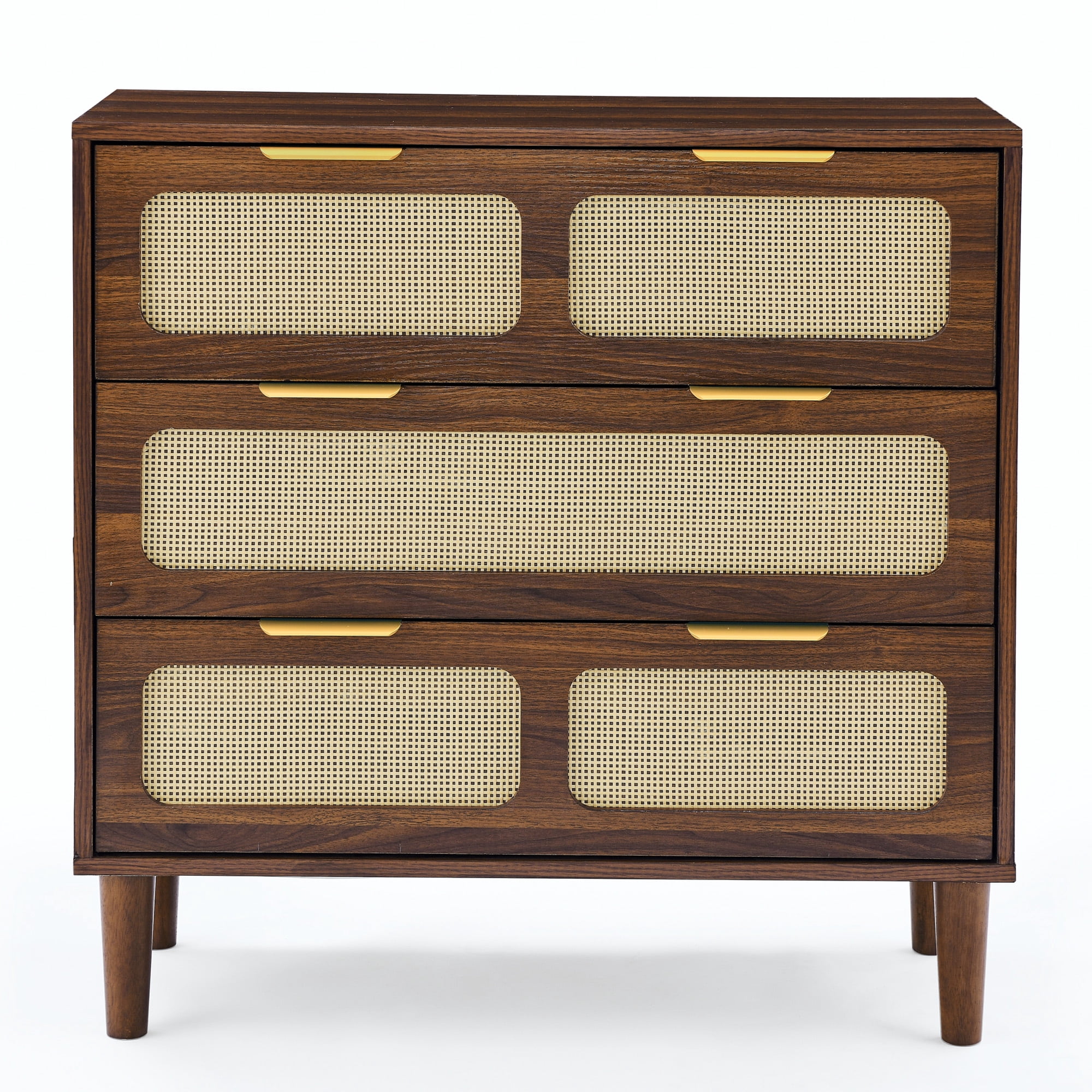 BIGWOO Wide Dresser with 3 Drawers Storage Cabinet for Bedroom Living ...