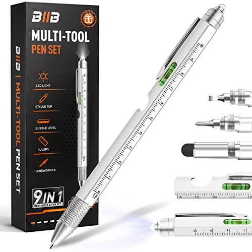 BIIB Stocking Stuffers Gifts for Men, 9 in 1 Multitool Pen, Cool ... BIIB Stocking Stuffers Gifts for Men, 9 in 1 Multitool Pen, Cool ...
