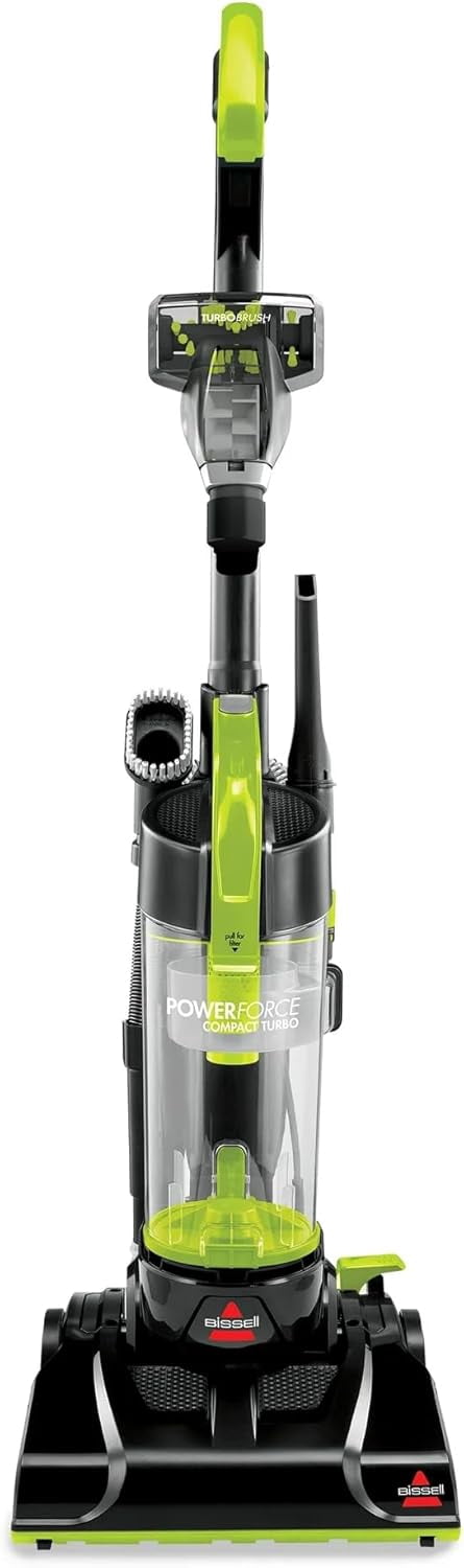 BIISSELL PowerForce Compact Turbo Bagless Vacuum, Lightweight, Corded ...