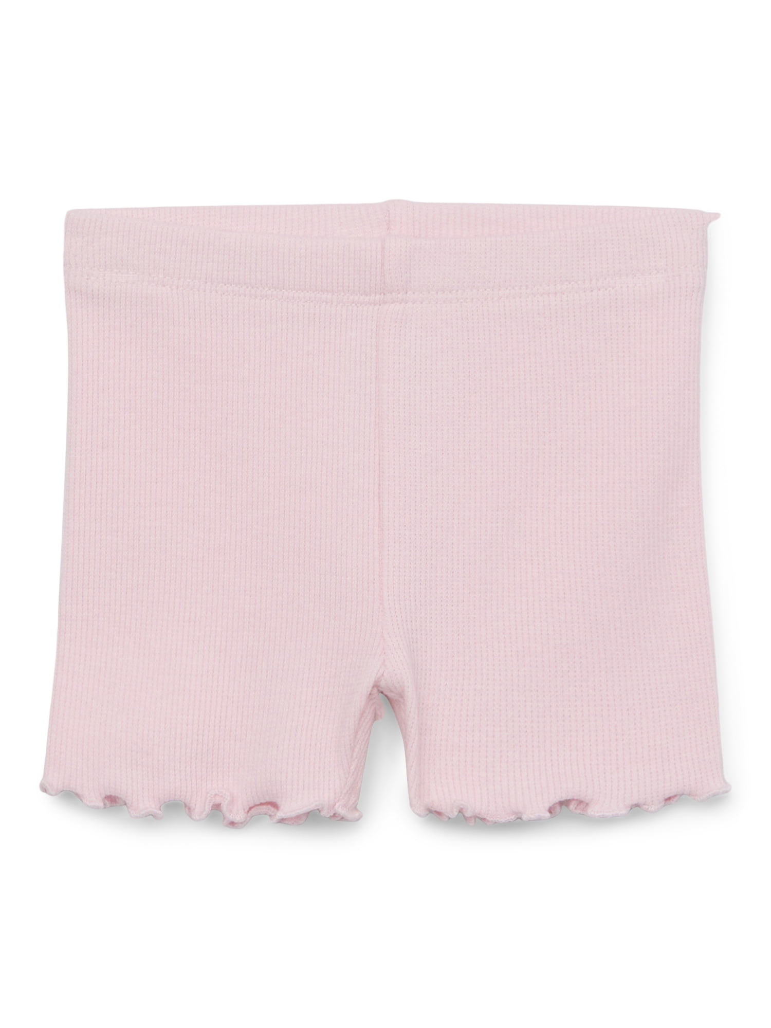 Garanimals Baby Girl Lettuce Hem Biker Shorts, Sizes 0-24 Months ...