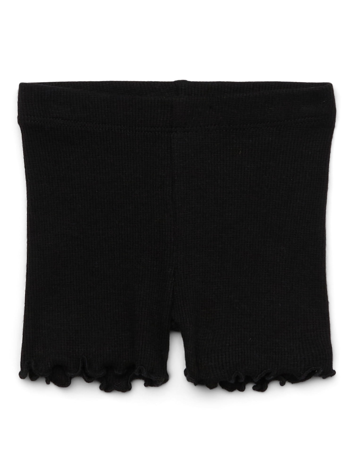 Garanimals Baby Girl Lettuce Hem Biker Shorts, Sizes 0-24 Months ...