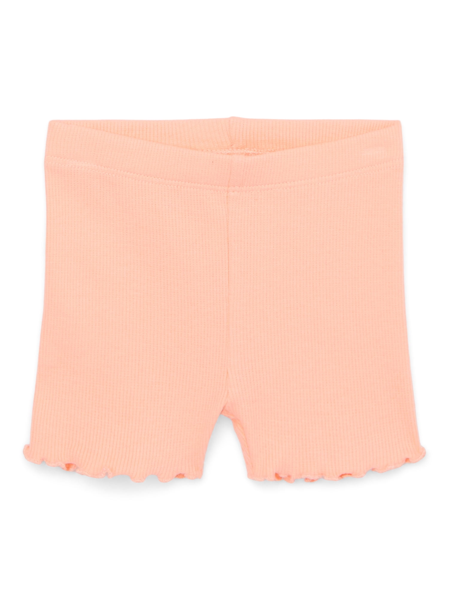Garanimals Baby Girl Lettuce Hem Biker Shorts Toddler Shorts - Walmart.com