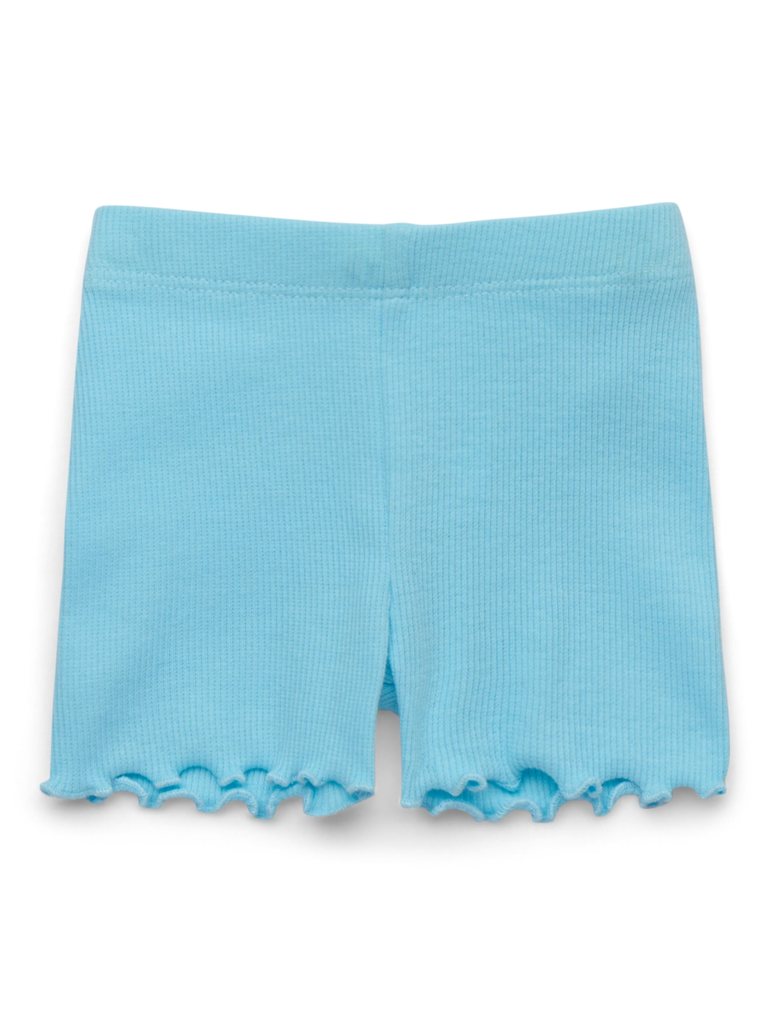 Garanimals Baby Girl Lettuce Hem Biker Shorts, Sizes 0-24 Months ...