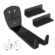 Bike Shop 2pc Wall Mounted Bike Rack with Tire Tray, Black - Walmart.com