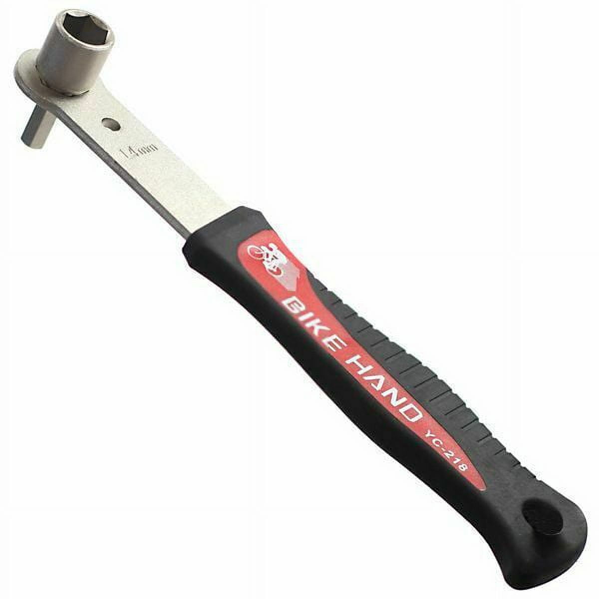 BIKEHAND Bicycle Bike Crank Bolt Wrench with Extra Long Handle ...