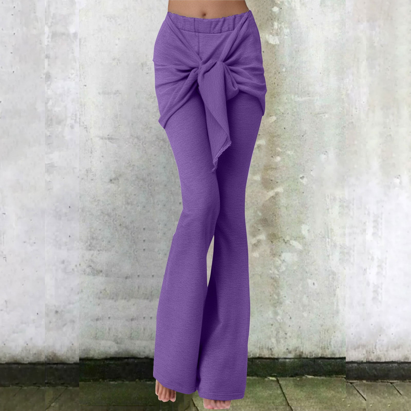 BILIKEYU Slim Fit Skirt Pants with High Waist And Slimming Effect Two ...