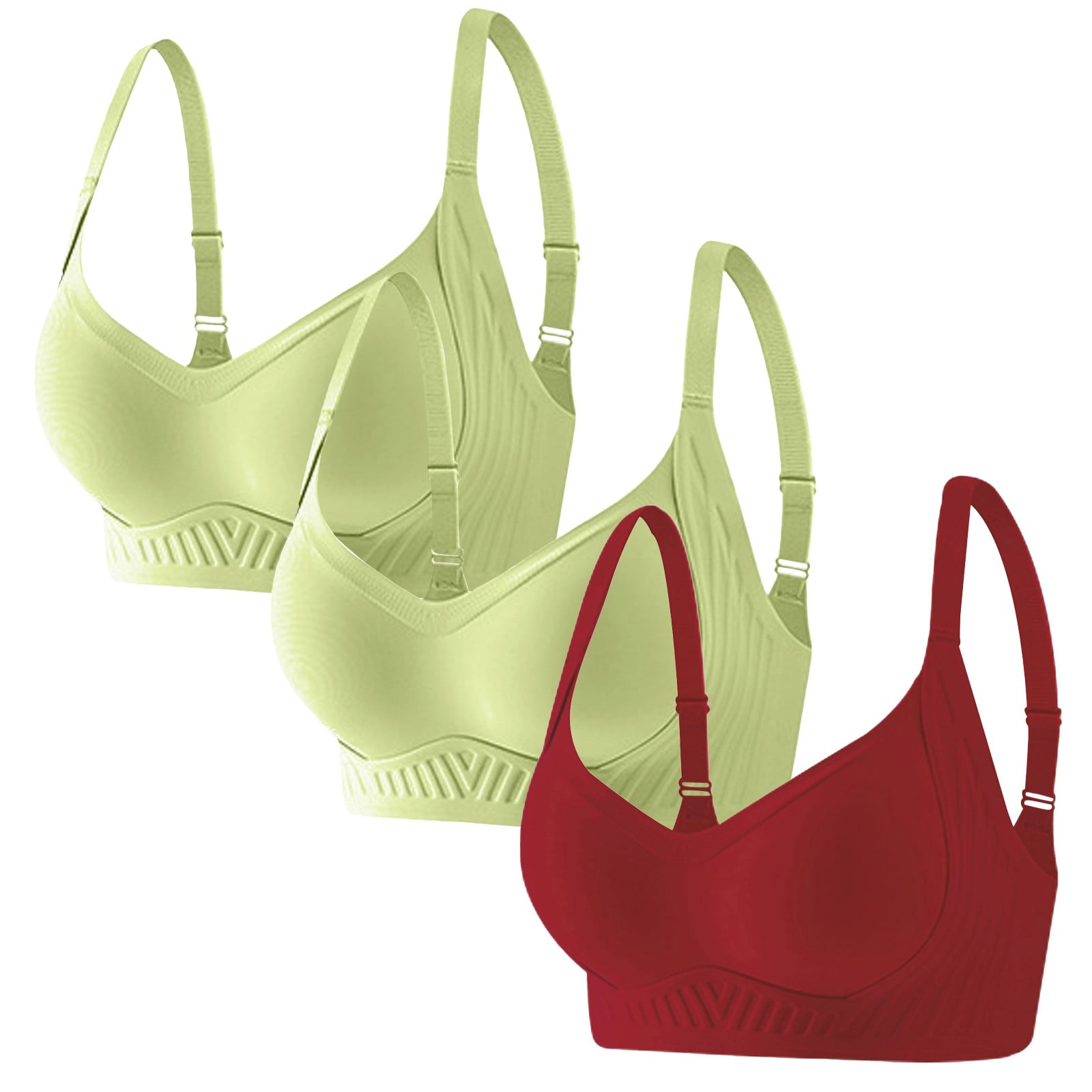 BILIKEYU Women Deep V No Jelly Underwear Thin And Large Chest ...