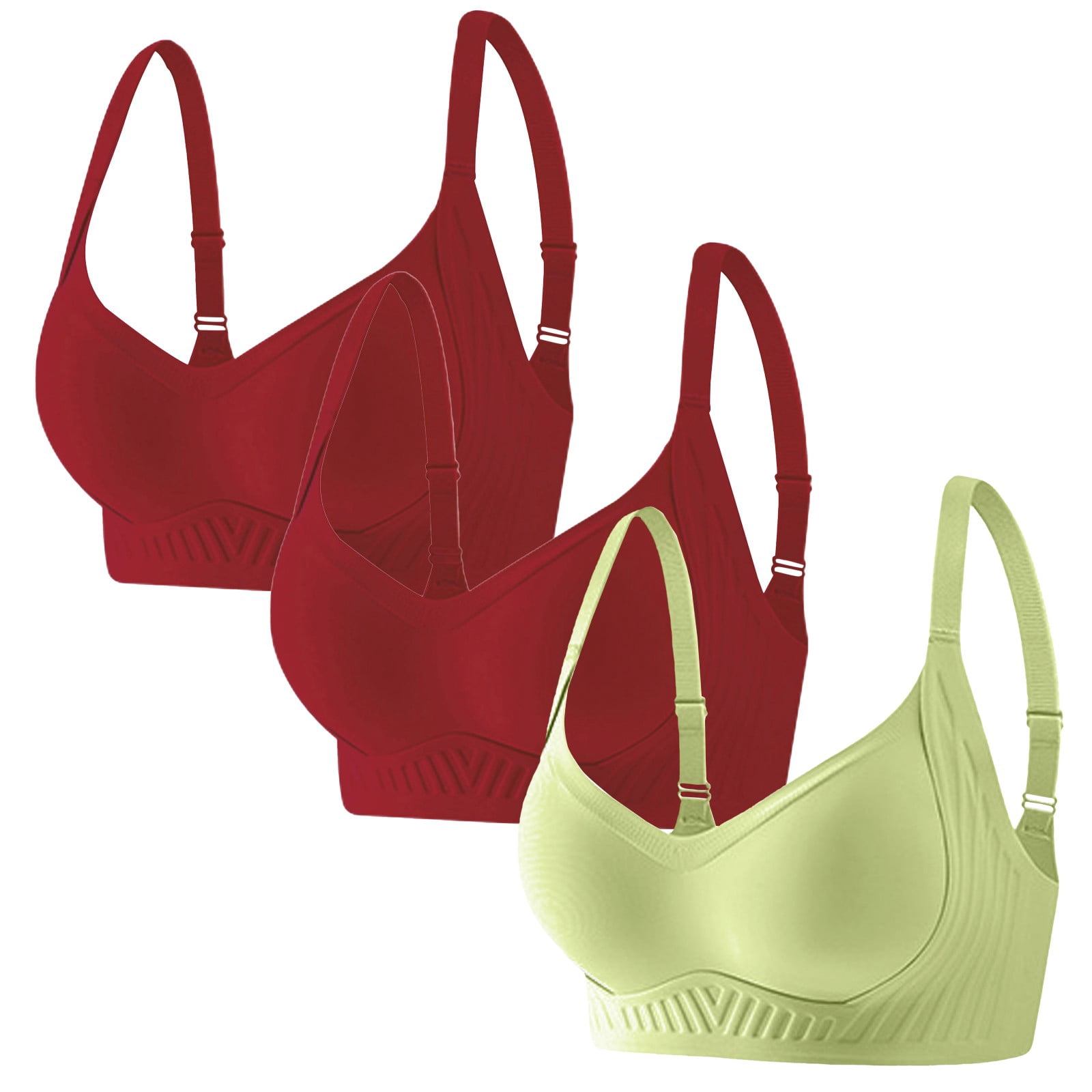 BILIKEYU Women Deep V No Jelly Underwear Thin And Large Chest ...