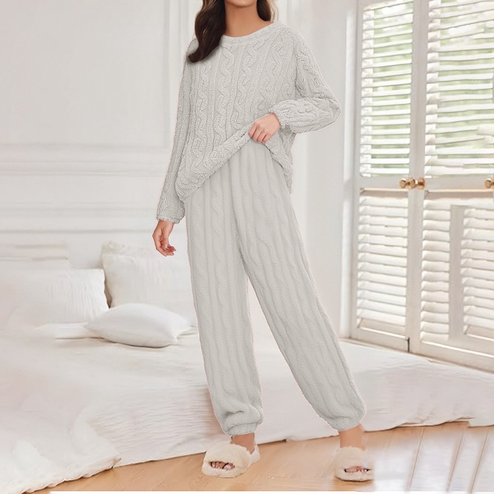 BILIKEYU Women's Comfortable Lounging Warm Sleepwear Set, Fall Sets for ...