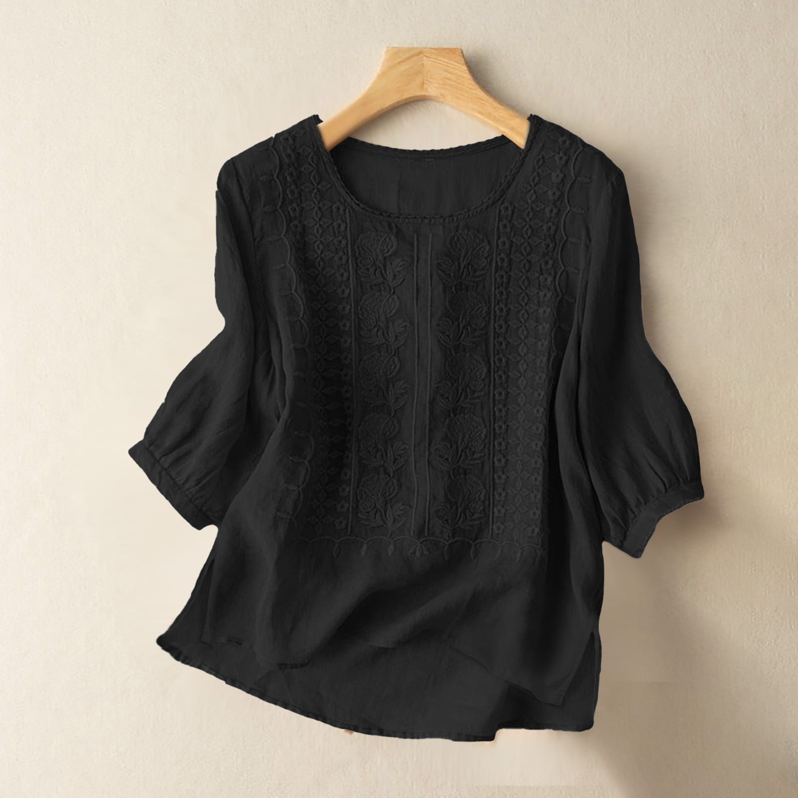 BILIKEYU Women's Fashionable Casual Solid Color Shirts, Womens Tops ...