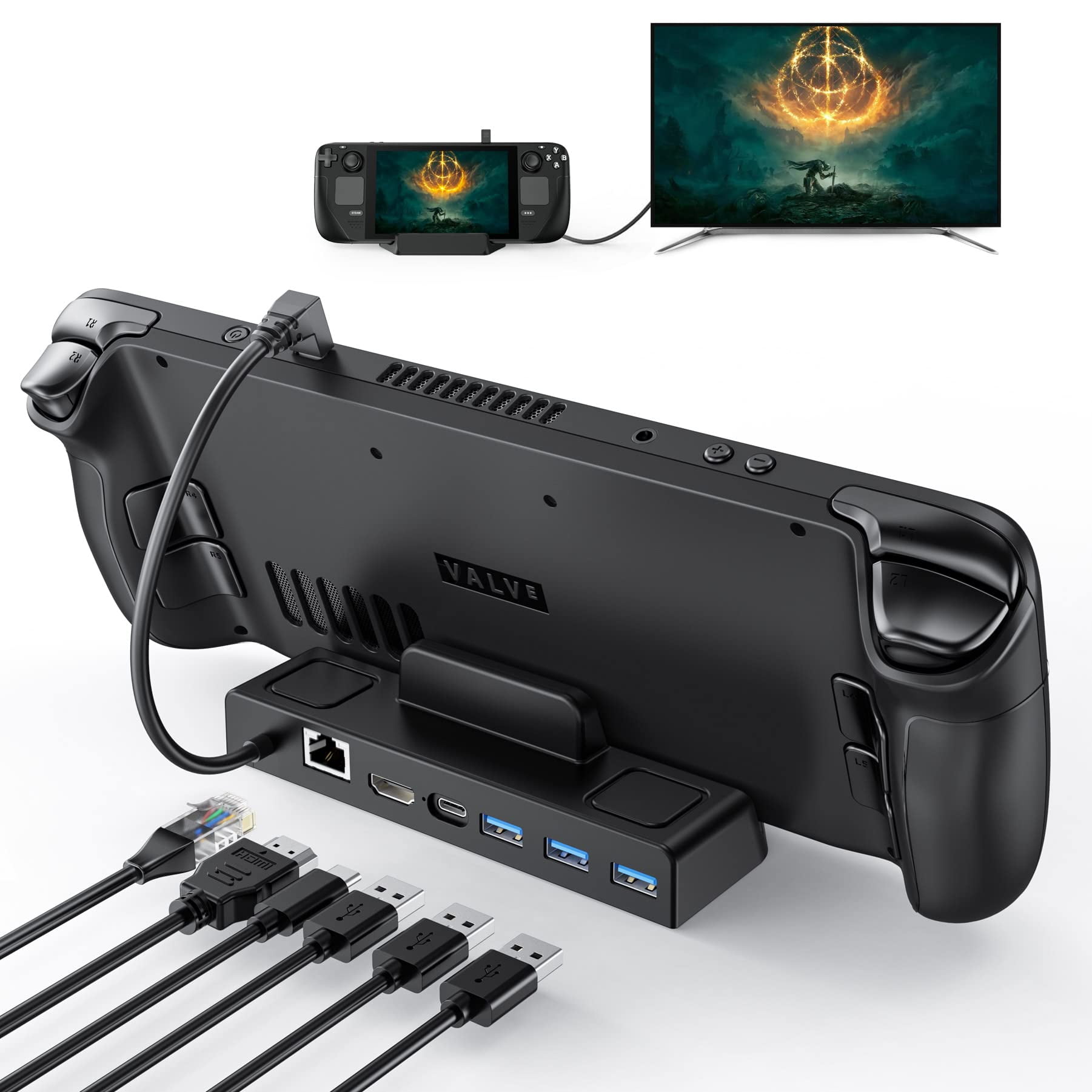 BILIN Steam Deck Dock Compatible with Steam Deck, 6-in-1 Steam Deck ...